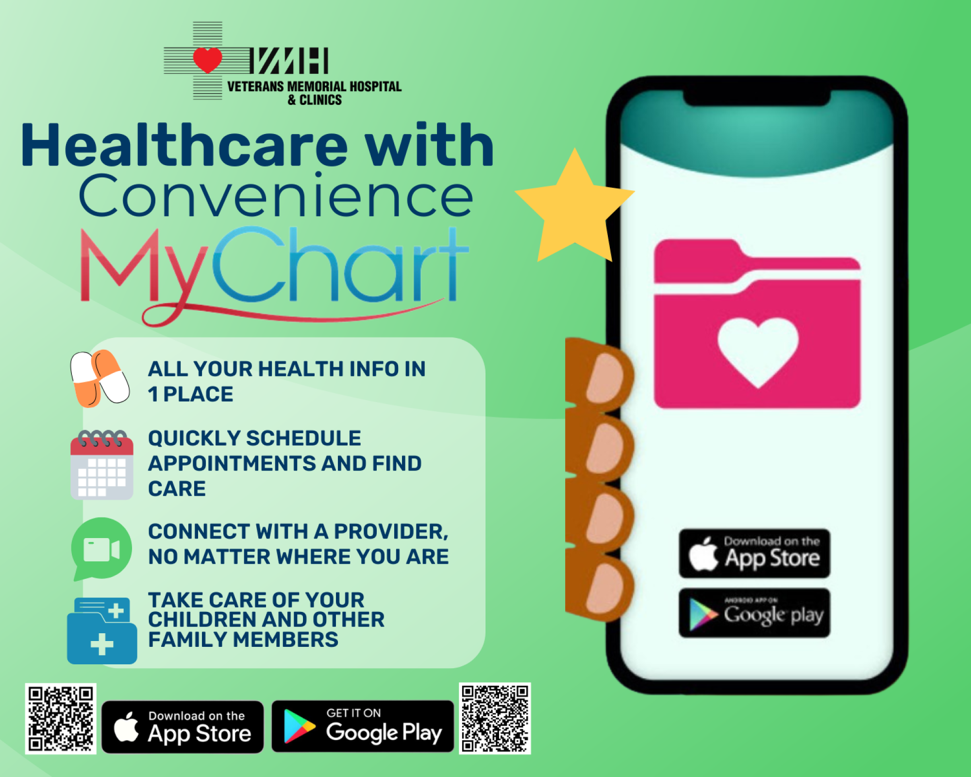 Sign Up NOW for the New MyChart Patient Portal Available at Veterans ...